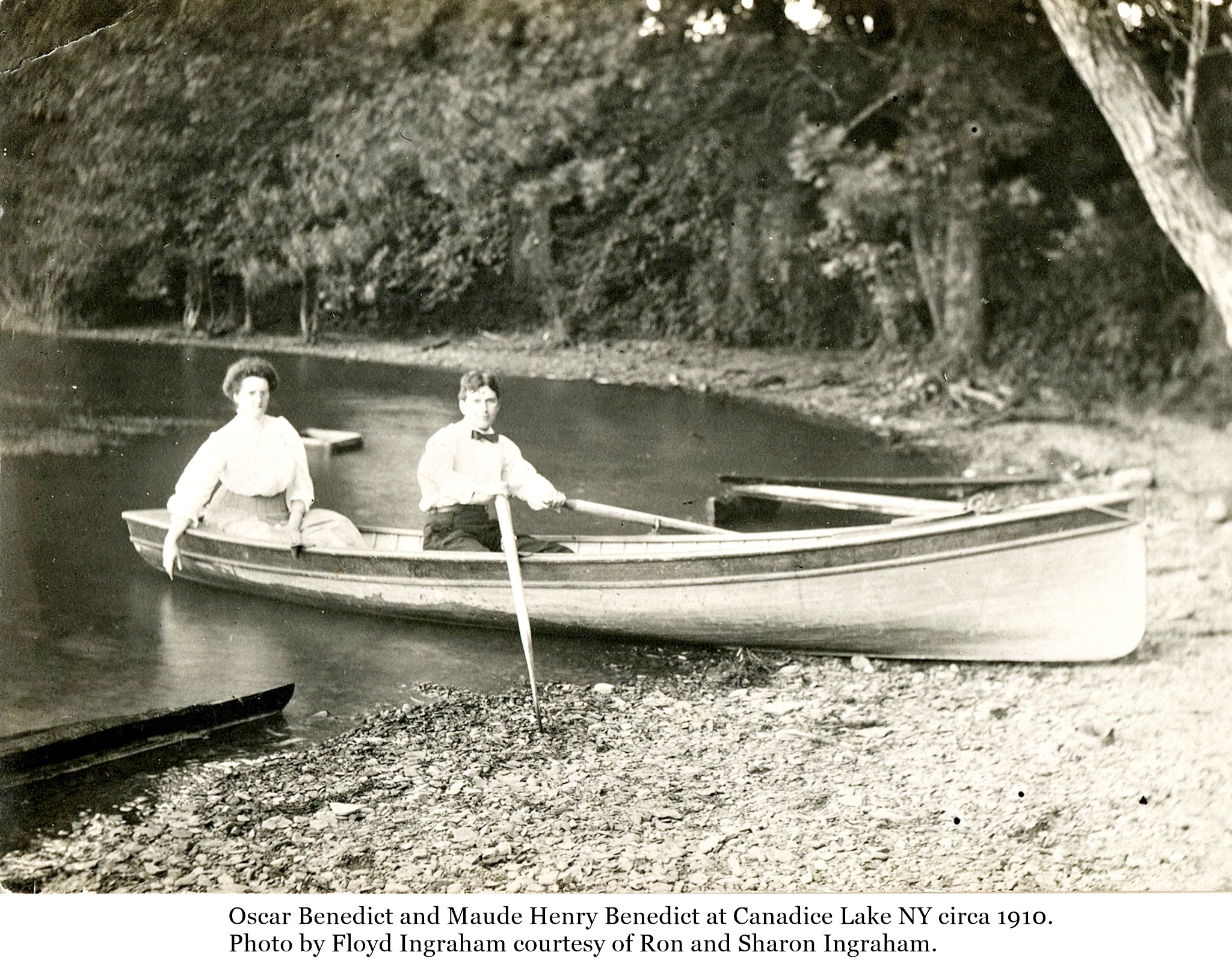 Oscar Benedict and Maude Henry - Hemlock and Canadice Lakes