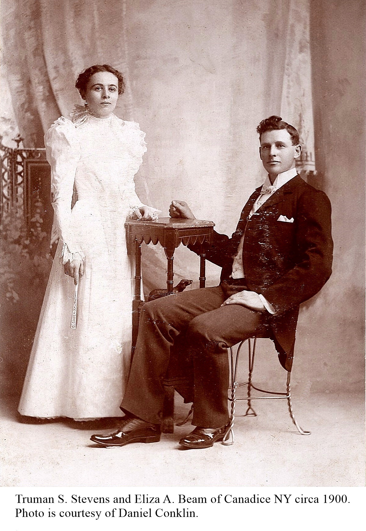 Truman S. Stevens and Eliza A. Beam - Hemlock and Canadice Lakes