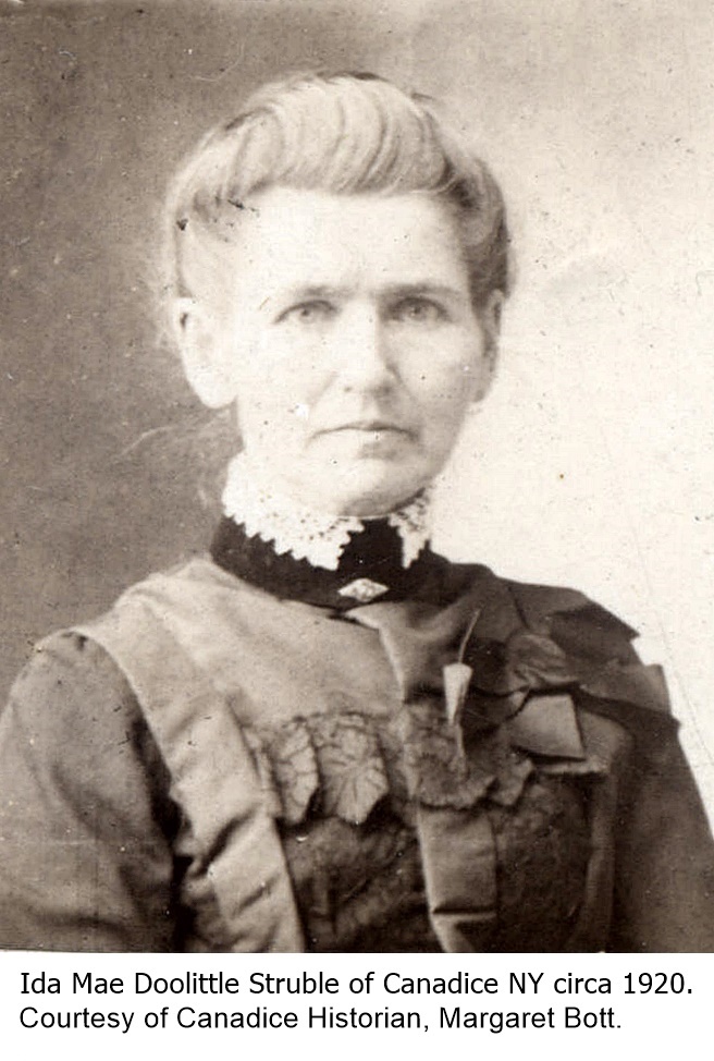 Frank Gilbert Struble and Ida May Doolittle - Hemlock and Canadice Lakes
